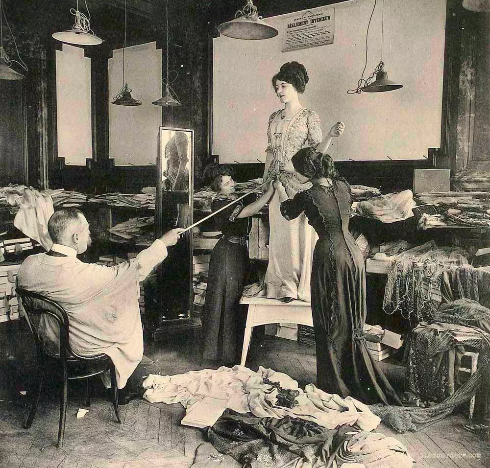 História domov haute couture na fotografiách zo začiatku 20. storočia